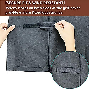 Uniflasy Pellet Grill Cover for Camp Chef Pellet Grills DLX 24", SmokePro DLX, SmokePro 24" PG24 PG24LS PG24S PG24SE PG24LTD Woodwind 24 Pellet Grills 600D Waterproof Anti-UV BBQ Cover