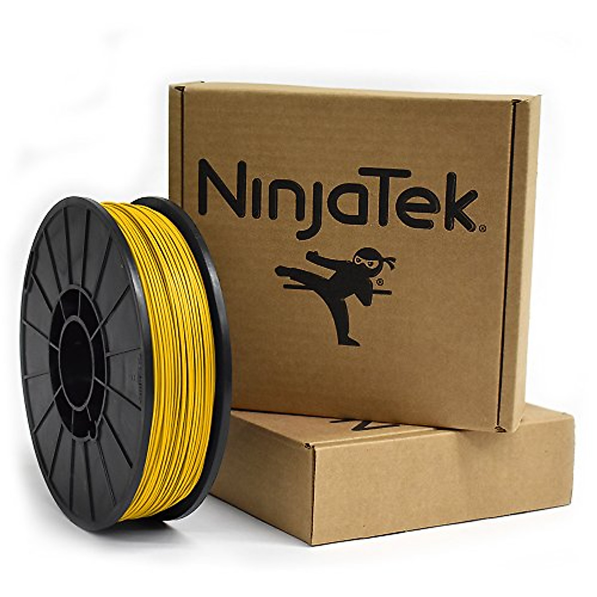 NinjaTek - 3DCH0417510 3DCH04117510 Cheetah TPU Filament, 1.75mm, TPE, 1kg, Sun (Yellow) (Pack of 1)