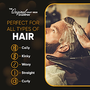 Duffy's Brew Beer Shampoo, 12 Ounce Hair Care Made with Premium IPA Craft Beer, Hair Shampoo that Nourishes, Thickens, and is Color Safe