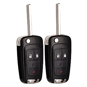 Remote Key Fob Replacement Fits for GMC Terrain 2010-2020 2021 Chevy Equinox 2010-2019 Sonic 2012-2017 Spark 2016-2017 Trax 2015-2018 Buick Encore 2014-2018 Keyless Entry Remote OHT01060512 3-btn