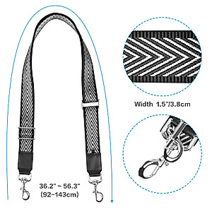 M10M15 Purse Strap Women Replacement Crossbody Strap Handbag Wide Adjustable Shoulder Belt for Guitar Luggage Camera