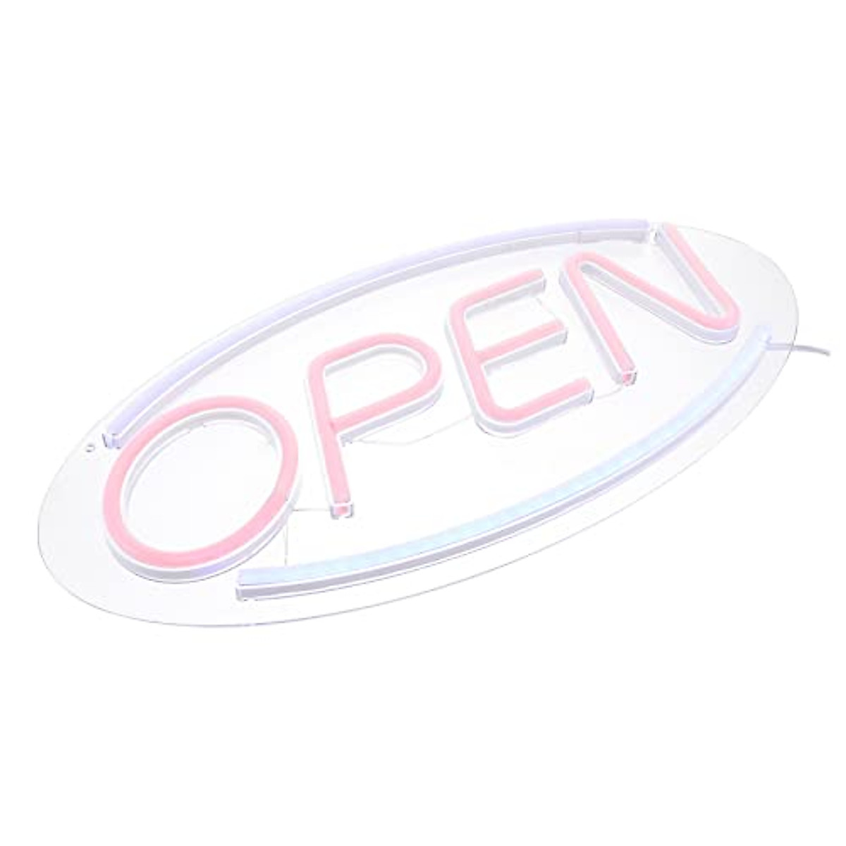 GARVALON opne ambient light business hours sign LED Neon Open Sign Bright LED Open Sign open signs for business large open signs Neon Open light outdoor decorate Acrylic office