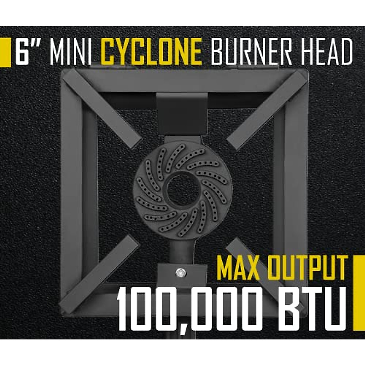 CONCORD 12" THE BLOCK BURNER Single Propane Outdoor Burner. 100,000 BTU Great for Home Brewing, Camping, Tailgating, and More!
