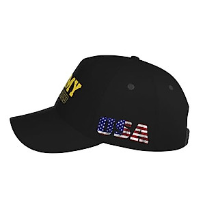 Tavos Army Retired Trucker Hat for Men - Baseball Snapback Cap American Flag