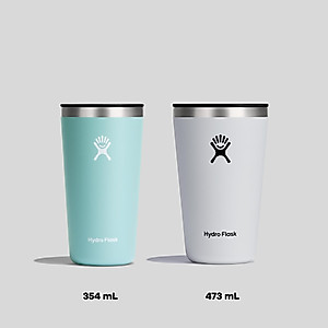 Hydro Flask Stainless Steel 16 OZ All Around Tumbler Indigo, Dishwasher Safe