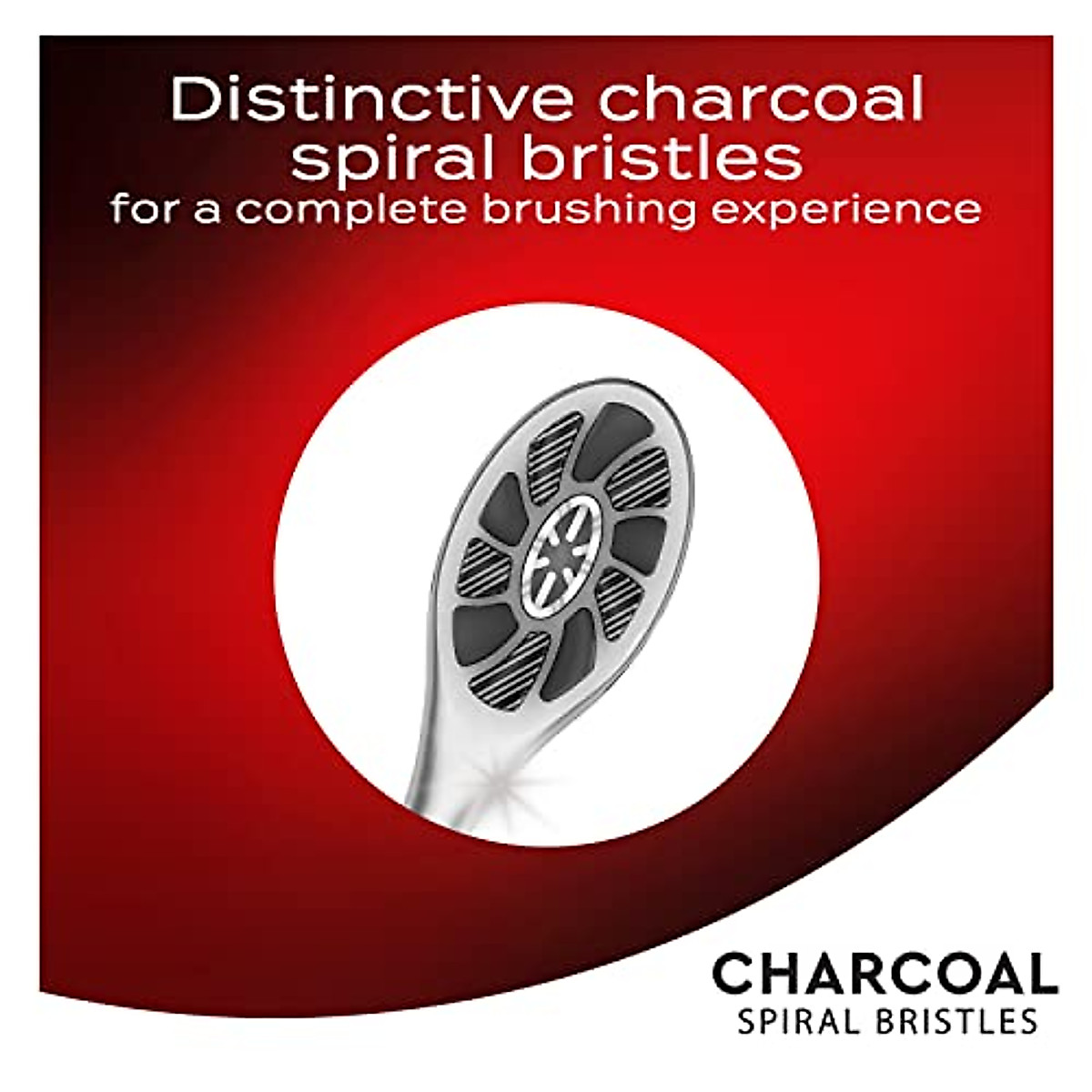 Colgate Optic White Pro Series Charcoal Toothbrushes, Adult Soft Toothbrushes with Charcoal Spiral Bristles, Helps Polish Away Surface Stains and Whitens Teeth, 2 Pack