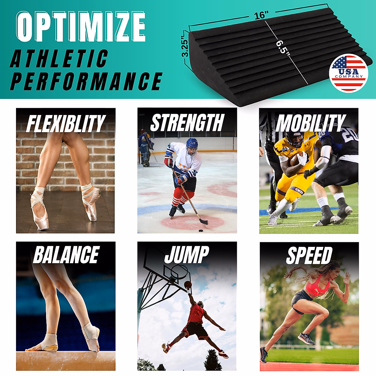 Slant Board for Calf Stretching | Balance Board Calf Stretcher for Plantar Fasciitis Relief,Achilles Tendonitis Relief,Shin Splint Relief,Squat Wedge