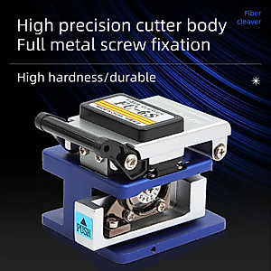 Cruiser FC-6S Optical Fiber Cleaver High Precision Stripping Cutter Tools Cleaves for SUMITOMO with 36,000 Cleaves and Coating Diameter: 250um - 900um
