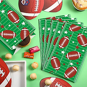 Blulu 30 Pieces Paper Santa Clause Suit Print Treat Bags, Christmas Bags Santa Bags Candy Goodie Gift Bags for Holiday Christmas Party Favor, 8.3 x 4.7 x 3.1 Inch