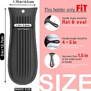 Cbiumpro 2-Pack Cast Iron Handle Cover, Silicone Heat Resistant Cast Iron Skillet Handle Cover, Hot Pan Handle Holder Sleeve