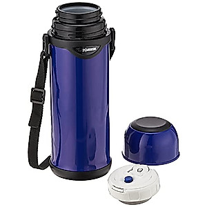 Zojirushi SJ-TG10-AA Stainless Steel Water Bottle, Cup Type, 0.3 gal (1.0 L), Stainless Steel