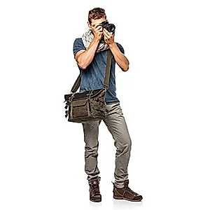 National Geographic Africa Camera Bag Midi Satchel, Brown (NG A2140)