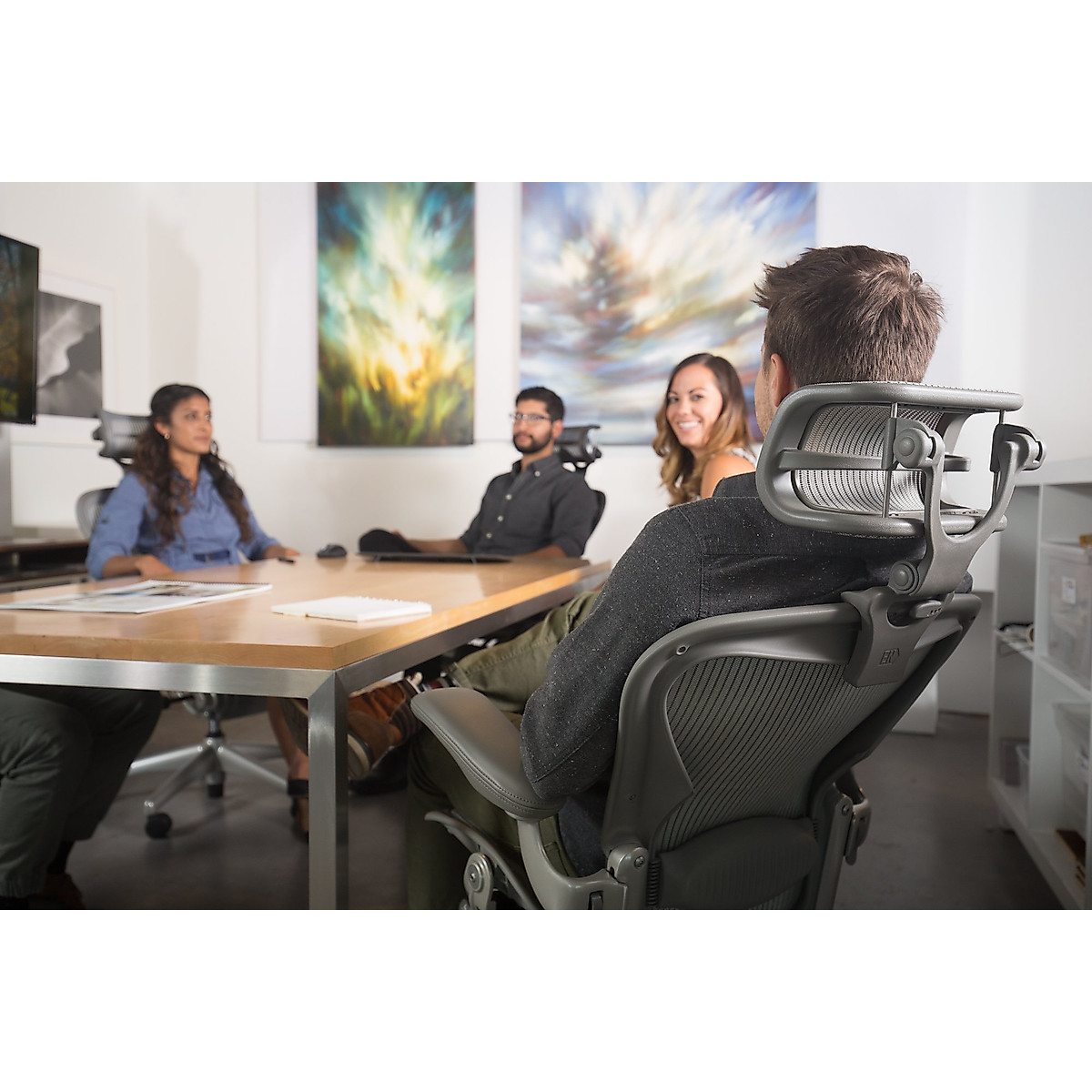 Engineered Now The Original Headrest for The Herman Miller Aeron Chair Headrest ONLY - Chair Not Included (H3 for Remastered, Mineral)