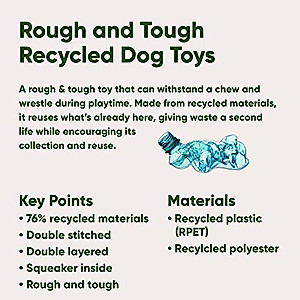 Beco Soft Koala Bear Dog Toy, Cuddle, Chew, Fetch & Squeak Toy Dogs & Puppies, Double Stitched for Durability, Made with Recycled Materials