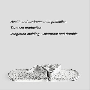 Soap Dispenser Hand Soap Dispenser 5-Piece Bathroom Accessory Set Terrazzo Lotion Dispenser, Mouthwash Cup, Toothbrush Holder, Tray Nordic Style Bathroom Set Decoration Gifts Manual Soap Dispenser Soa