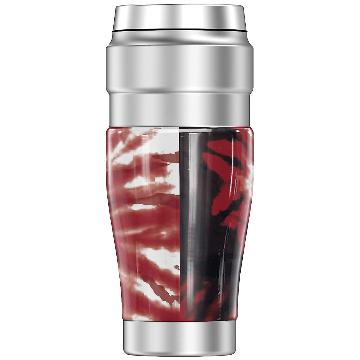 THERMOS Eastern Washington University OFFICIAL Tie-Dye STAINLESS KING Stainless Steel Travel Tumbler, Vacuum insulated & Double Wall, 16oz