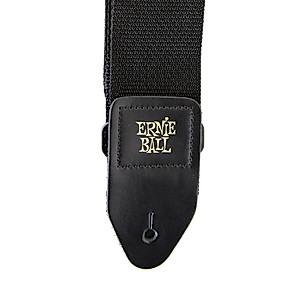 Ibanez 4 String Bass Guitar, Right, Walnut Flat (GSRM20BWNF) and Ernie Ball Polypro Guitar Strap, Black (P04037)