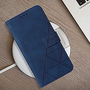 Fashion with Card Slot Stitching Leather Case Business Decompression Mobile Phone Flip Back Cover (Black,for Infinix Smart 5)