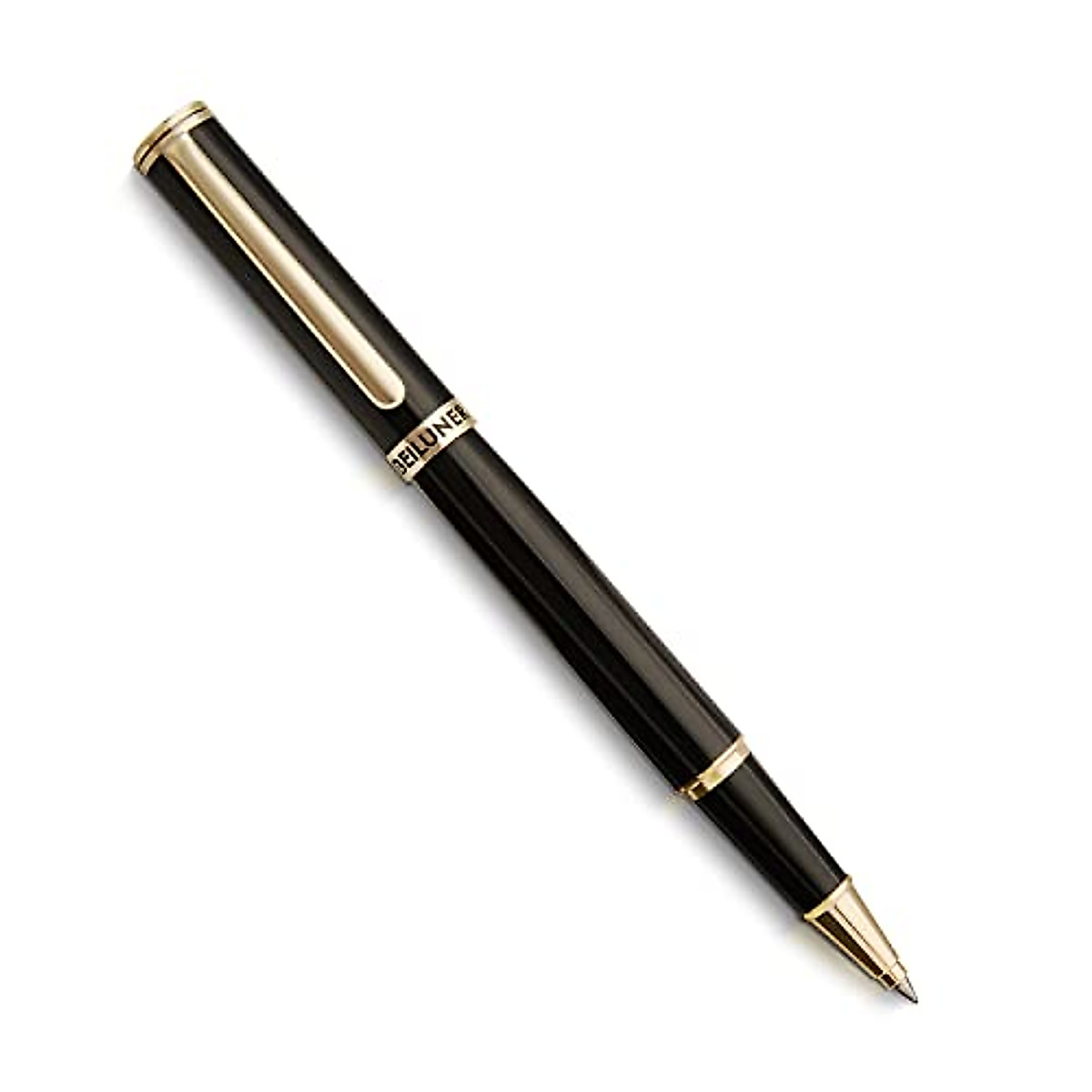 BEILUNER Luxury Rollerball Pen,24K Gold Trim,Noble and Elegant Designs,Schneider Ink Refill, Best Roller Ball Pen Gift Set for Men & Women, Professional, Executive Office, Nice Pens