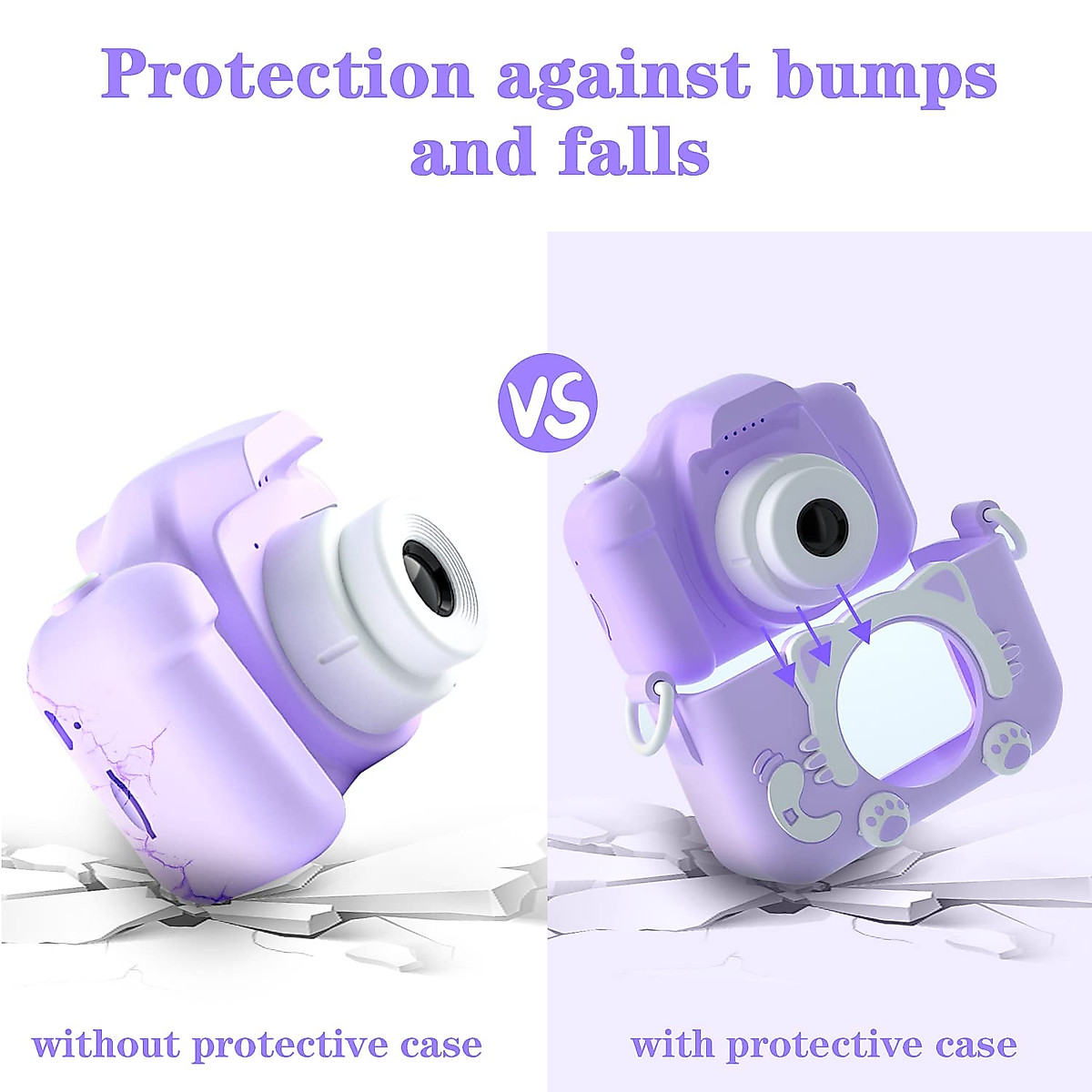 CIMELR Kids Camera Toys for 3 4 5 6 7 8 9 10 11 12 Years Old Boys/Girls, Kids Digital Camera for Toddler with Video, Birthday Festival for Kids, Selfie Camera for Kids, 32GB TF Card