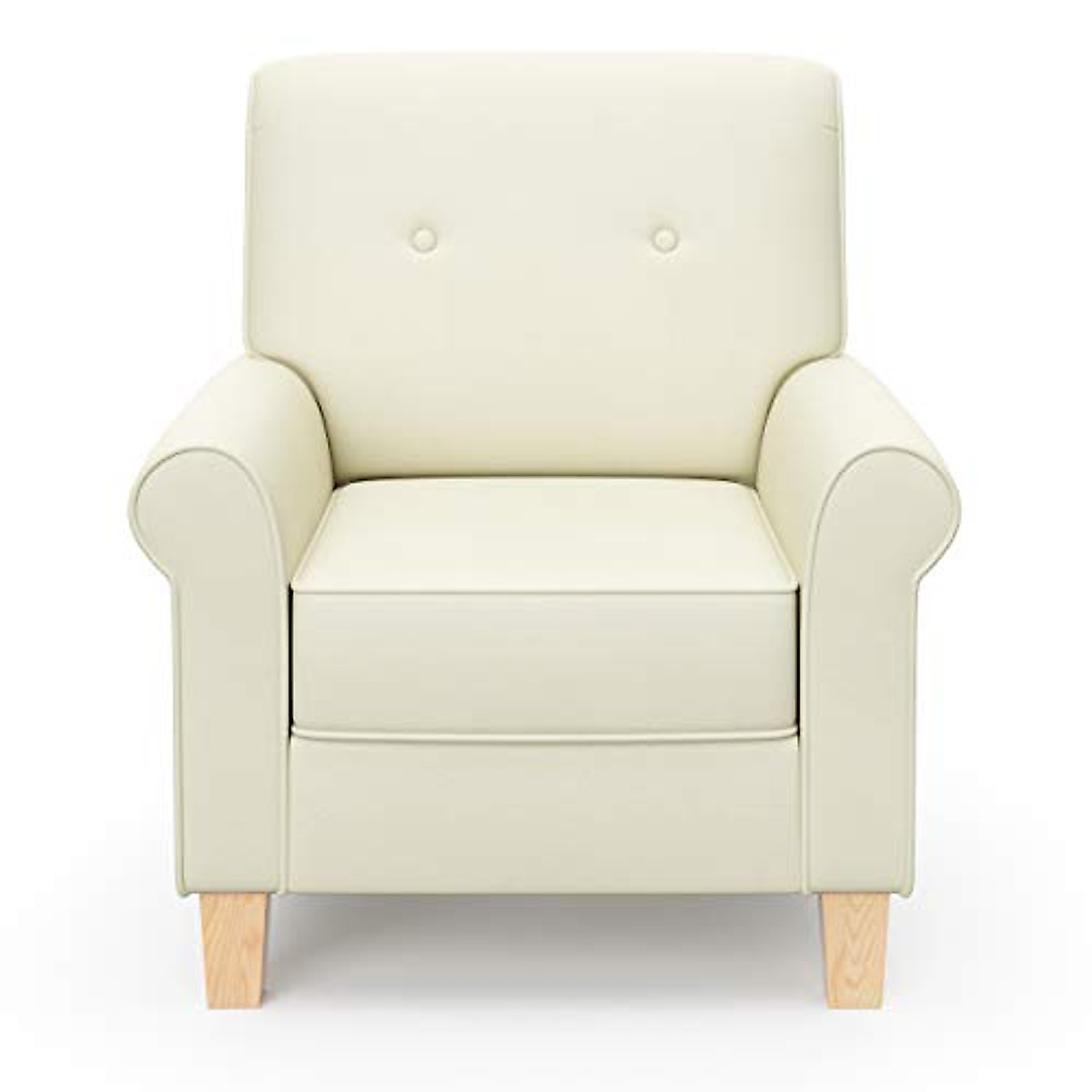 Graco Harper Tufted Rocker (Oatmeal) - Cleanable Upholstered Nursery Rocking Chair, Converts to Stationary Armchair