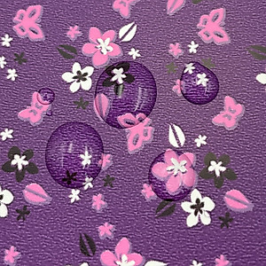 Yifely Purple Decorative PVC Shelf Paper Drawer Liner Self-Adhesive Shelved Dresser Cabinet Decor 17.7 Inch by 9.8 Feet