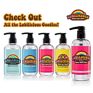 Lubilicious Silicone Based Anal Lubricant - Premium Anal Lube for Sex for Couples - Long Lasting Lube Silicone Lubricant for Sex - Silicone Lube 8 oz