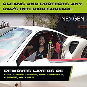 Nexgen Interior Cleaner — All Purpose Cleaner For Car Detailing, Interior Car Cleaner, Car Dashboard Cleaner — Mist On Wipe Off Solution for All Interior Surfaces (16oz)
