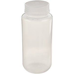 United Scientific® Unistore™ 33309 - Sample Containers with Lids - Laboratory Grade Polypropylene Wide Mouth Reagent Bottle - 16 Oz Bottles (500ml) Multi-Purpose Plastic Bottles with Lids, Pack of 12