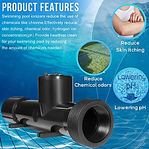 Sunluway 4CH4002-R Swimming Pool Cleaner Replacement Chamber, for Hybrid Pool Treatment System
