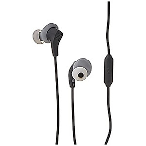 JBL Endurance RUN Sweatproof Sports In-Ear Headphones with One-Button Remote and Microphone (Black)