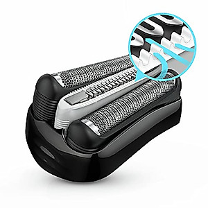 Braun Series 3 ProSkin 3010s Electric Shaver, Rechargeable and Cordless Wet and Dry Electric Razor for Men, Black/Blue