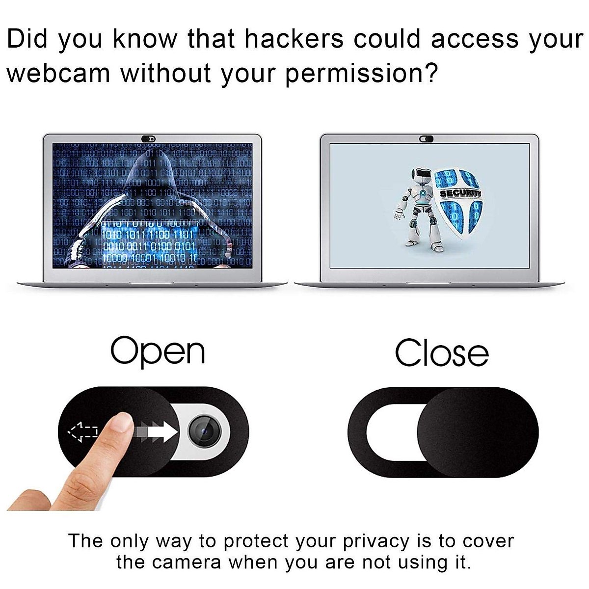 Privacy Camera Cover Security Blocker Webcam Closure Black for Edge Plus (2022), Compatible with Motorola Edge Plus (2022)