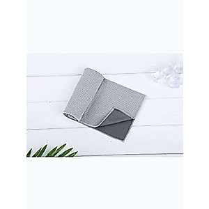 GUOOLM 1pc Quick-Drying Sport Towel with Case (Color : Grey, Size : One-Size)