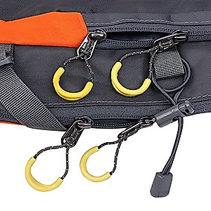 SUGOIDAN Hiking Backpack Waterproof Travel Fishing Climbing Camping 60L Hiking Daypack (Orange)