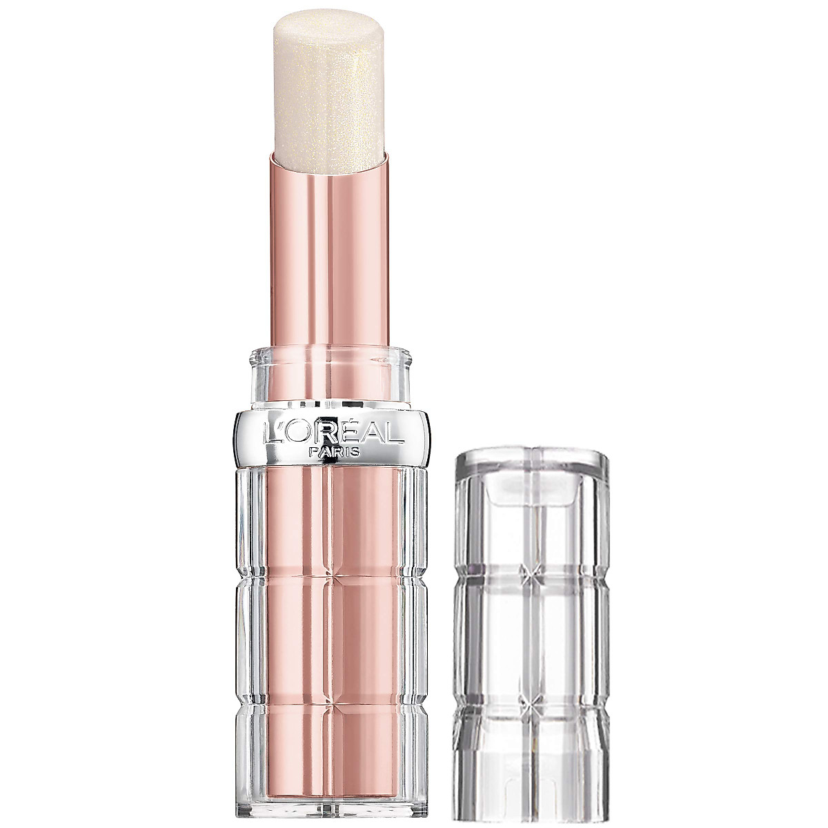 L'Oreal Paris Makeup Colour Riche Plump and Shine Lipstick, for Glossy, Radiant, Visibly Fuller Lips with an All-Day Moisturized Feel, Lychee Plump, 0.1 oz.