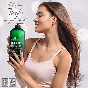 Botanic Hearth Tea Tree Shampoo, Conditioner & 16 oz Shampoo Bundle