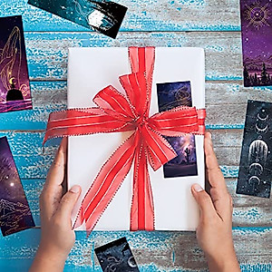 Anseal Cool Space Starry Night Bookmark, Bookmarks for Book Lovers, Bulk Bookmarks for Men, Unique Book Mark for Boys, Girls, Students, Classroom Gifts, School Prize, Reading Present