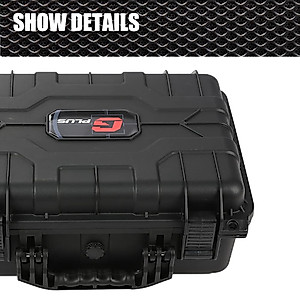 G-PLUS Graded Card Storage Box Compatible with BGS PSA SGC FGS Weatherproof Graded Sports Trading Cards(Large, Black)