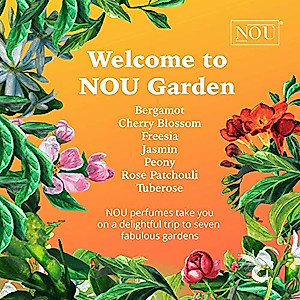 NOU Freesia Perfume – Floral Perfume with Sweet Citrus and Smoky Notes – Natural Perfume for Women with Essential Oils – Fresh Smelling Perfume Freesia Perfume for Women – 1.7 fl oz EDP