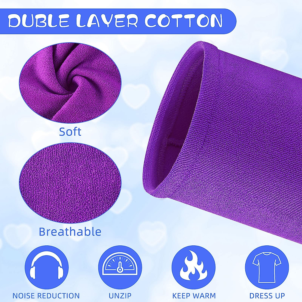 5 Pcs 3 Size Dog Head Wrap Neck Warmer Dog Neck and Ears Warm Winter Dog Pet Dog Snood Ear Cover Ear Wraps Sound Proof for Calming Cat Dog Anxiety Relief Grooming Bathing Noise Protection