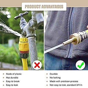 Suntai Solid Brass Jet Sweeper Jet Nozzle, 3 Pack