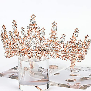 TOBATOBA 60th Birthday Decorations Women, Rose Gold Birthday Sash Birthday Tiaras and Crowns for Women, 60 and Fabulous Birthday Decorations for Women, 60th Birthday Gifts Women Birthday Party Favors