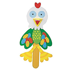 ALEX Toys Little Hands Pop Stick Art Craft Kit, Create Cute Animal and Flower Puppets, Allows Children to be Creative and Use their Imagination, For Ages 3 and up