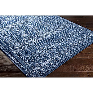 Artistic Weavers Bohemian Moroccan Goldie Area Rug,7'10" x 10',Navy