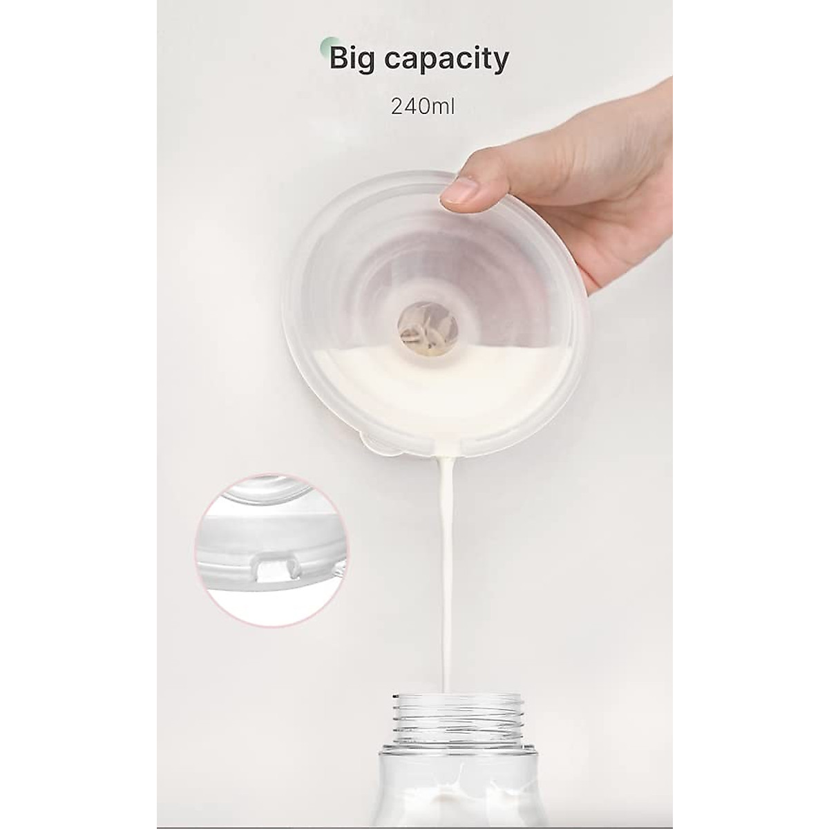 Udderly Wearable Breast Pump - Hands-Free Breast Pump with 3 Modes & 9 Levels - 24 mm
