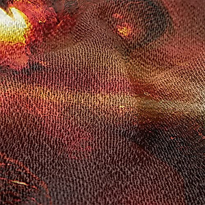 LOGOVISION The Lord of The Rings Blanket, 50"x60" Gandalf Against Balrog Woven Tapestry Cotton Blend Fringed Throw Blanket