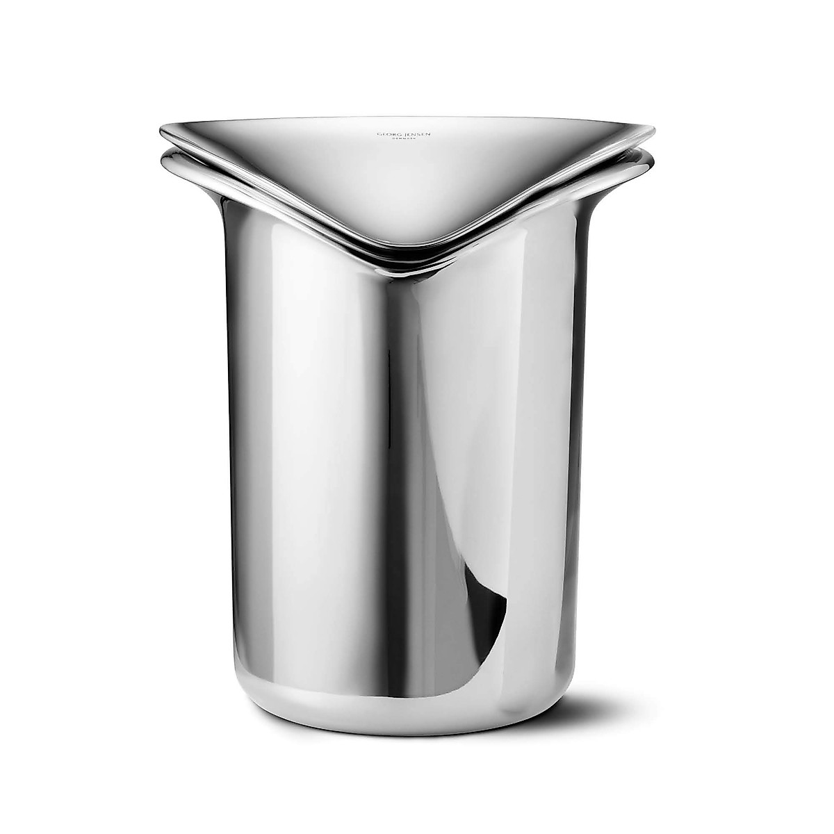 Georg Jensen Stainless Steel Ice Bucket with Tong