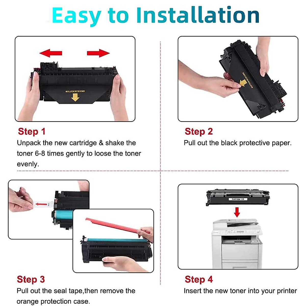 120 Toner Cartridge Compatible Replacement for Canon 120 Toner Cartridge CRG-120 CRG120 for Canon imageCLASS D1120 D1550 D1150 D1320 D1350 D1520 D1100 D1370 D1180 D1170 MF6680DN MF417dw Black