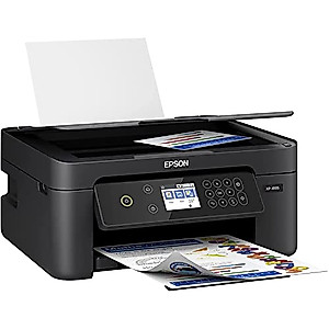 Epson_Printer XP 41 Series, All-in-One Wireless Color Inkjet Printer, Black, Print Copy Scan, 2.4" LCD, Hi-Speed USB, Auto 2-Sided Printing, Voice Activated, with MTC Printer Cable